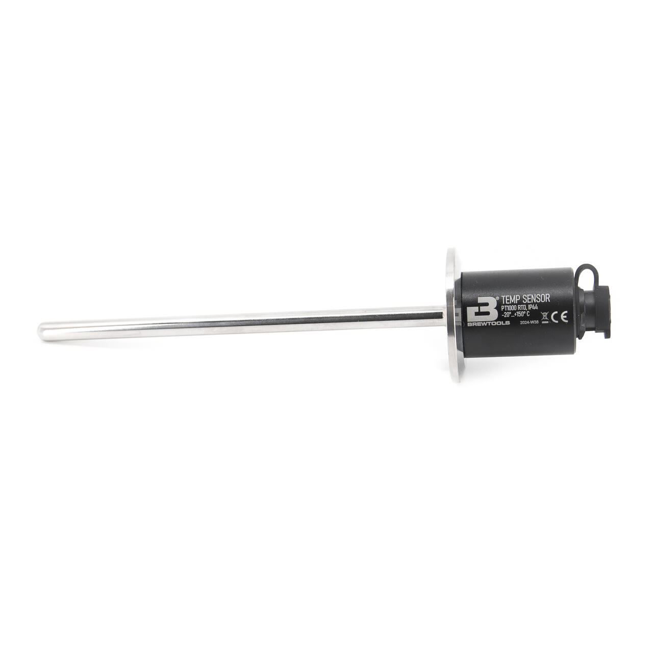 Temp. Sensor, PT1000, TC1.5", 160mm LP12 3-pin connector - Brewtools US D4